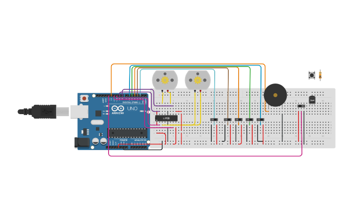 Circuit design Grill - Tinkercad