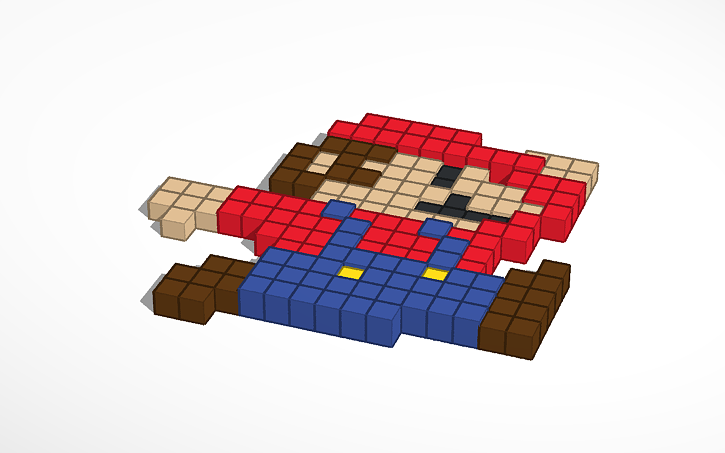 3D design Mario - Tinkercad