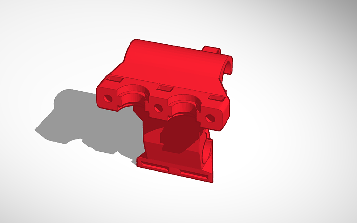 3D design Dual E3D v6 Anet A8 carriage (experimental) | Tinkercad