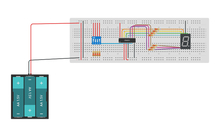 Circuit design JuanJoseMachado_Display 7 segmentos con descodificador ...