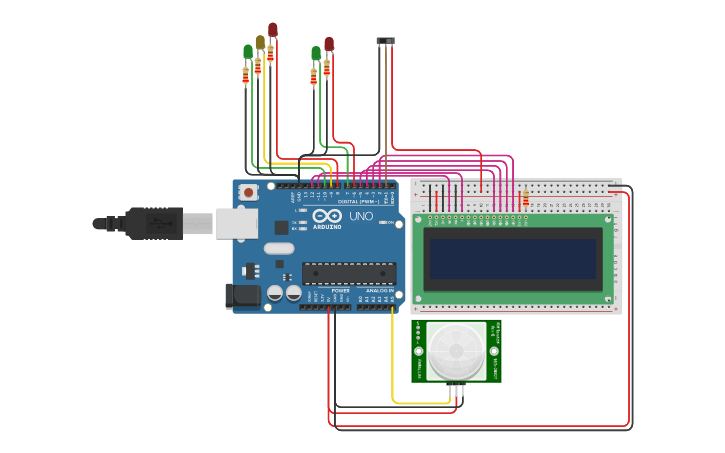 Circuit Design Semaforo Con Arduino Tinkercad Eroppa