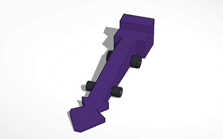 3d Design Drag Car Tinkercad