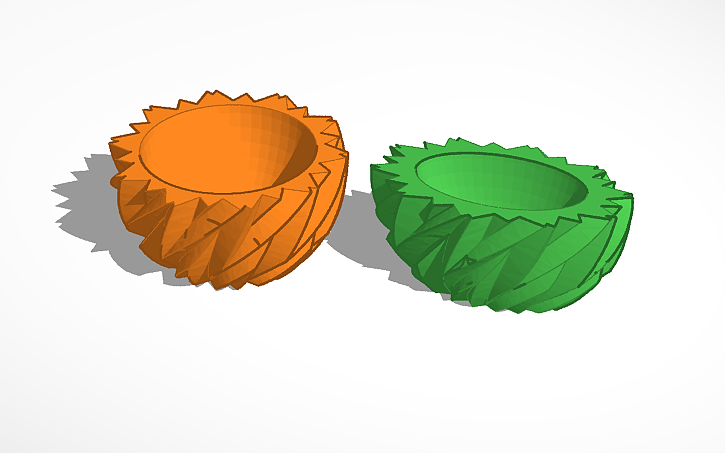 3D design LARGE FIRE PIT - Tinkercad