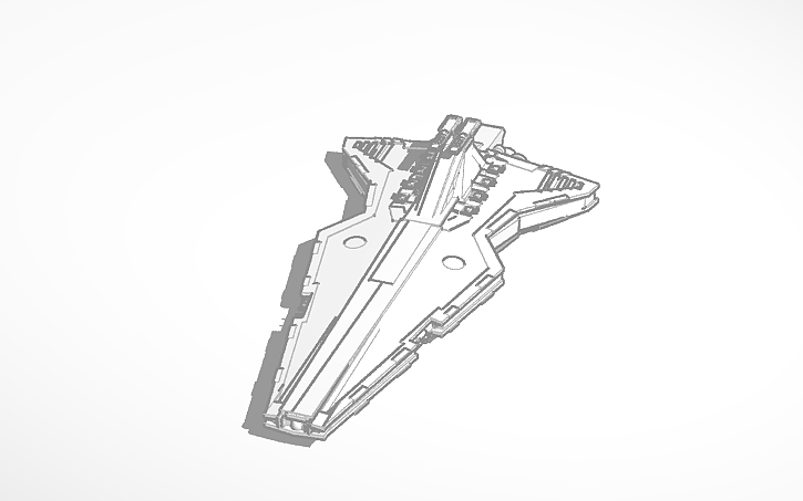 3D design Venator-Class Star Destroyer - Tinkercad