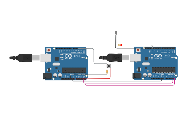 Circuit design arduino i2c MPK - Tinkercad