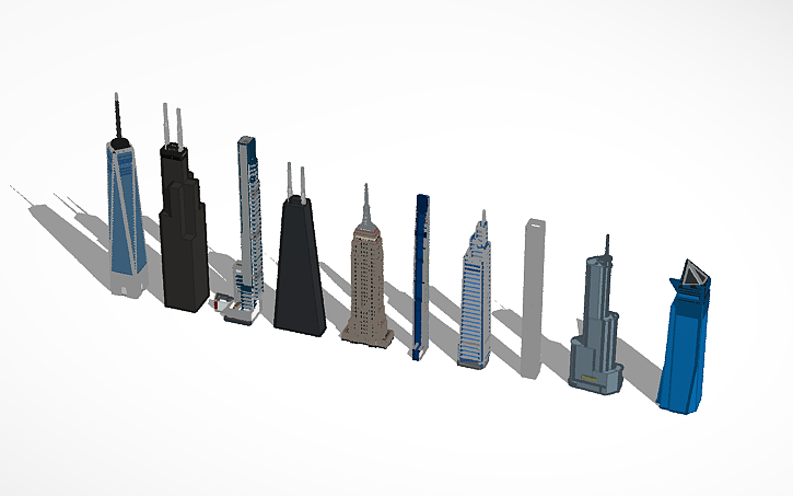 3D design Top 10 Tallest Buildings In The United States (As of 2021 ...