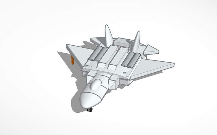 3D design Bishop f22 fighter jet (Jeffrey) - Tinkercad