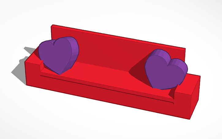 3d Design Sofa Tinkercad