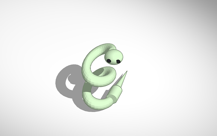 3D design Snake - Tinkercad