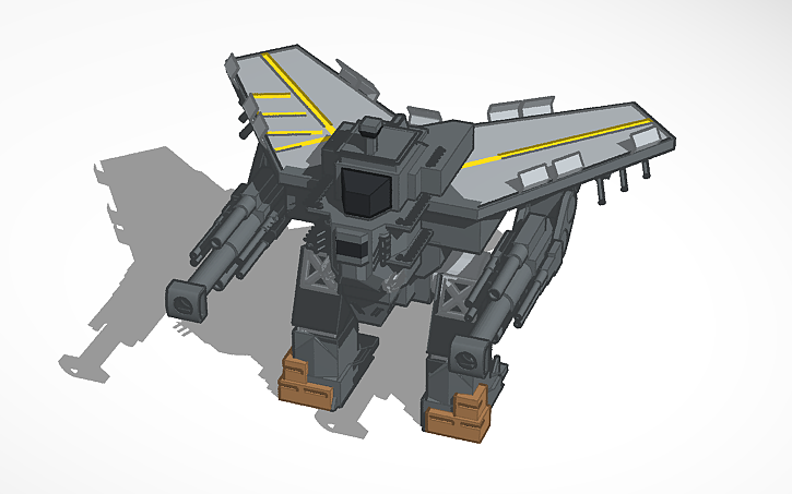 3D design Titan mech (Iron Order) - Tinkercad
