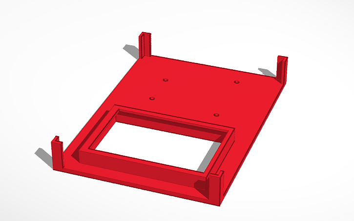 3D design Arduino and breadboard case - Tinkercad