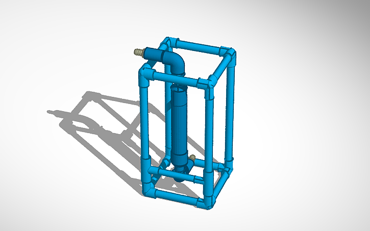 3D design เครื่องกรองน้ำpvc | Tinkercad