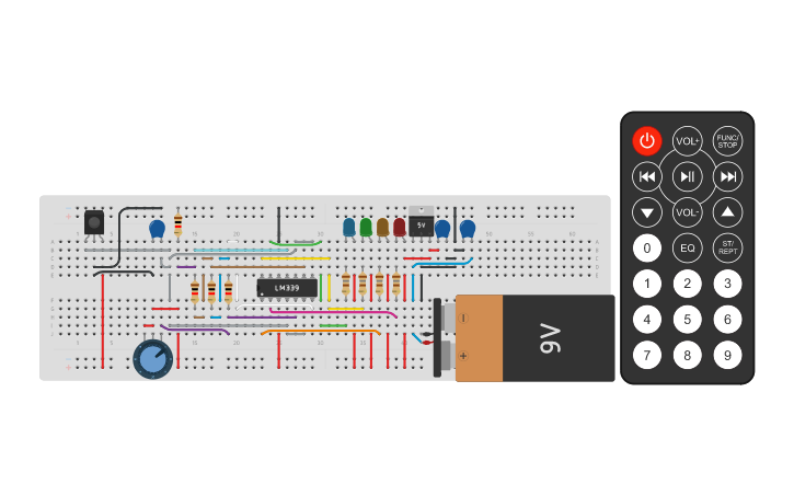 Circuit Design Pocket Remote Detector Tinkercad