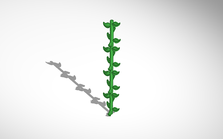 3D design The Vine of Bravery - Tinkercad