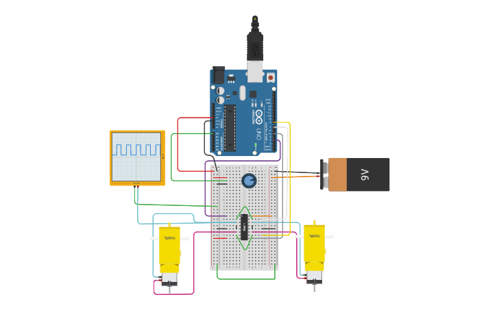 Circuit design Exercicio 3 - Tinkercad