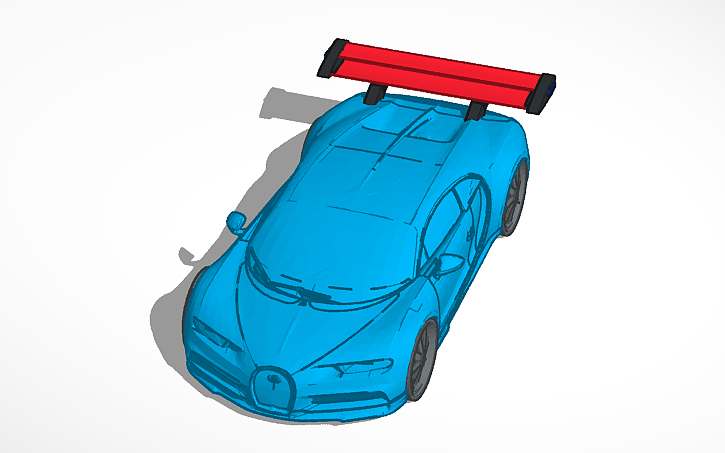 3D design BUGATTİ - Tinkercad