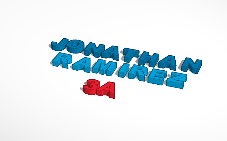 3d Design Name Tinkercad