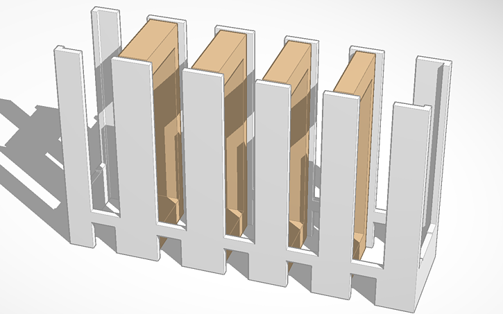 3D design Bike Rack - Tinkercad