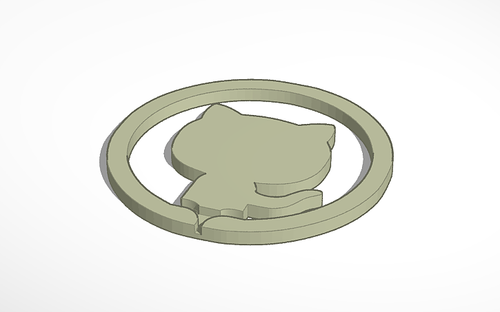 3d Design Octocat With Wire Gap Tinkercad 7919