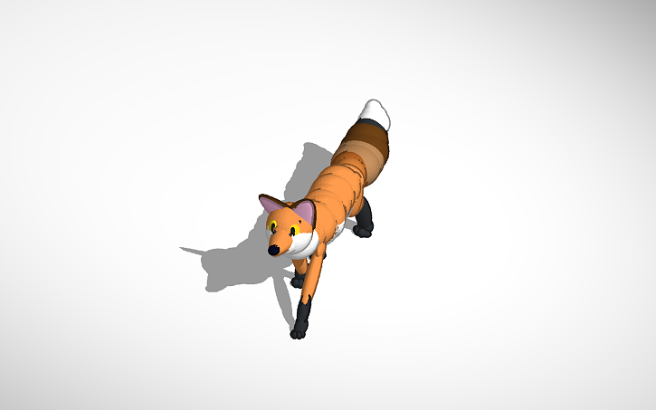 3D design Fox Model | Tinkercad