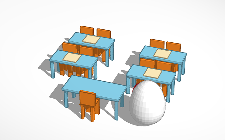 3D design MSKarate My School - Tinkercad