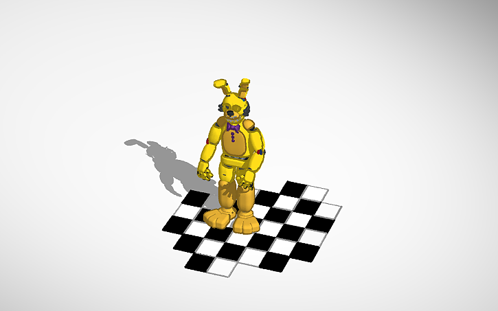 3D design spring bonnie 2.0 | Tinkercad