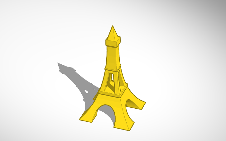 3D design My Eiffel Tower - Tinkercad