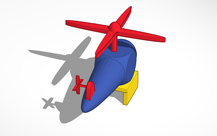 3D design Máy bay - Tinkercad