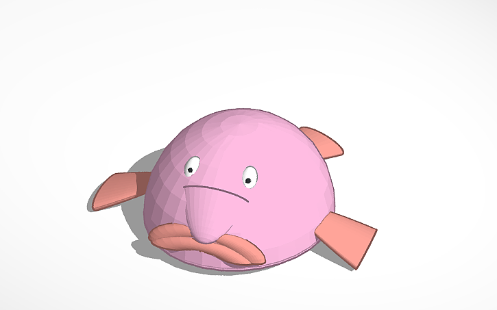 3D design blobvis - Tinkercad
