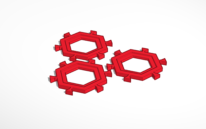3D design Tri hex InviTrap | Tinkercad