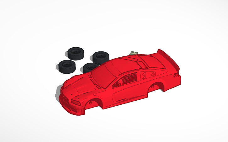 3D design Dodge NASCAR Kit | Tinkercad