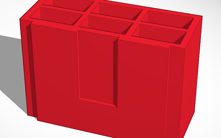 3D design Spade Housing 6 Pin v7 | Tinkercad