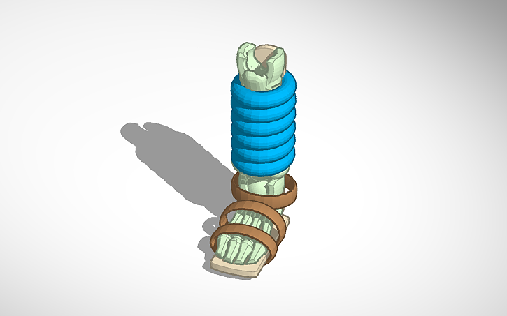 3D design Prototype Boot - Tinkercad