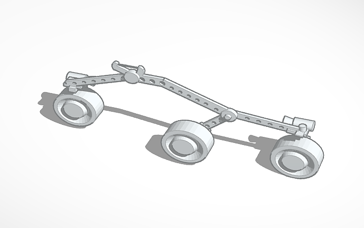 3D design Lunar Rover Wheels - Tinkercad