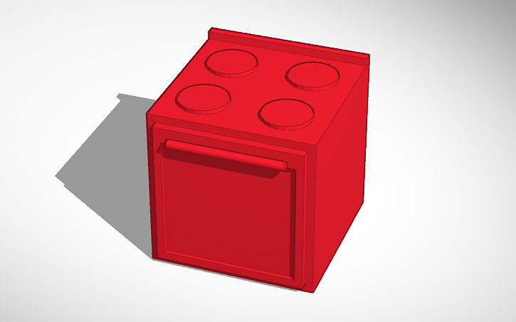 3D design Stove - Tinkercad