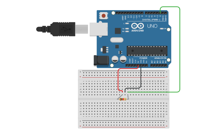 Circuit design HALL EFFECT SENSOR - Tinkercad