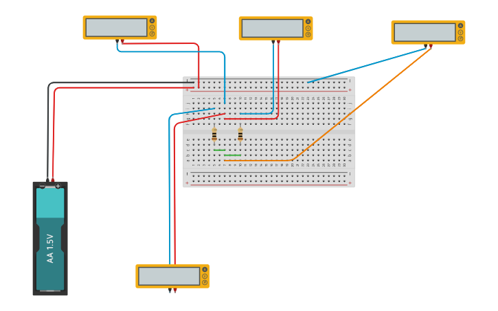 Circuit design actividad 4 - Tinkercad
