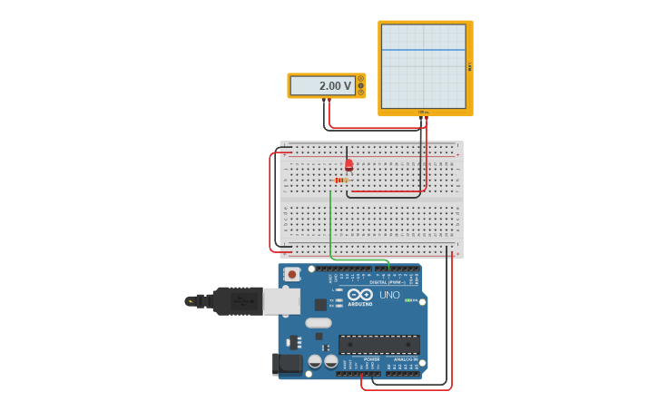 Circuit design Lab 7 - Act 1 - Tinkercad