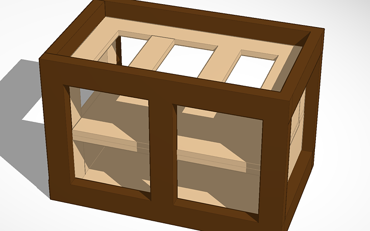 3D design Aquarium Stand | Tinkercad