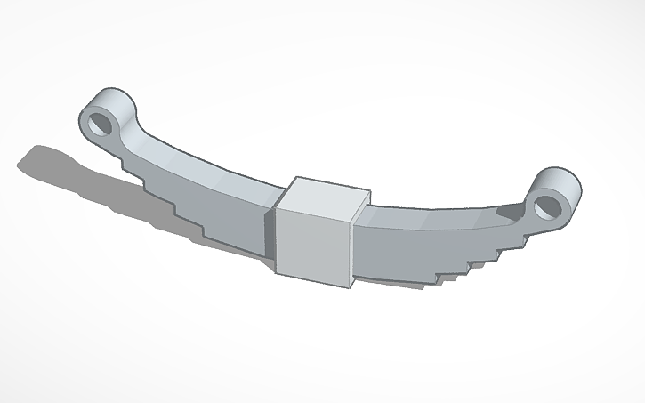 3D design Hudson 3-06 Leaf Spring Pack. - Tinkercad