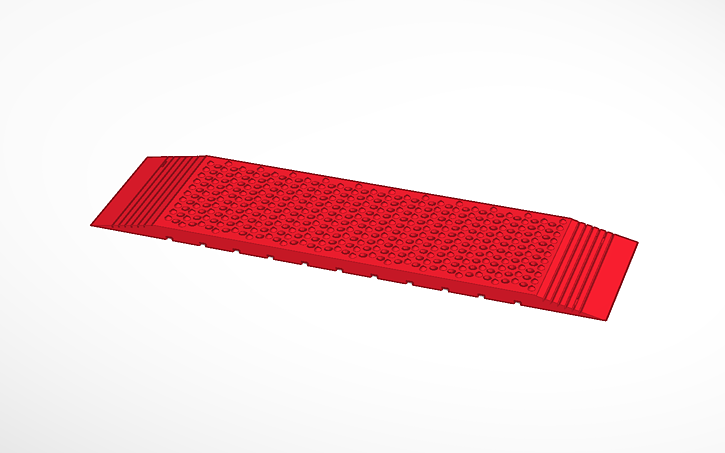 3D design RC Crawler Traction Mat / Sand Ladder - Tinkercad