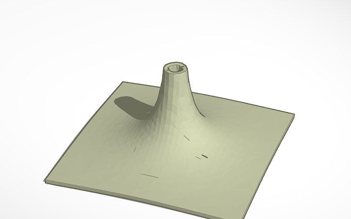 3D design Potential of a Point Charge - Tinkercad