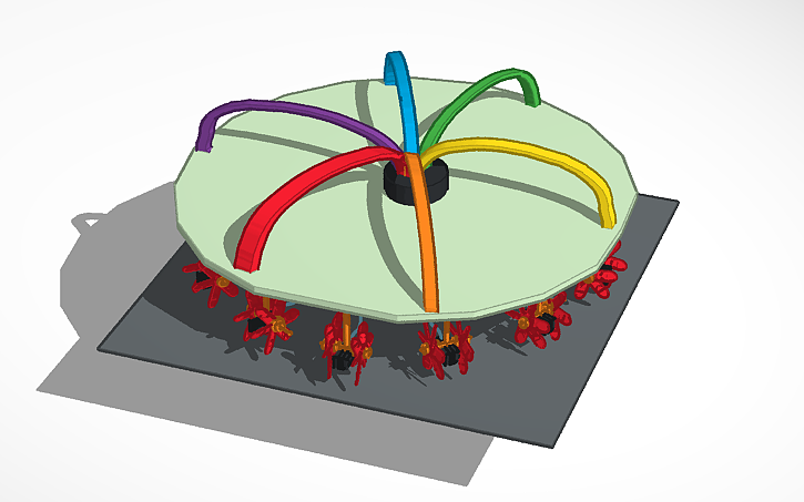 3D design Merry Go Round - Tinkercad