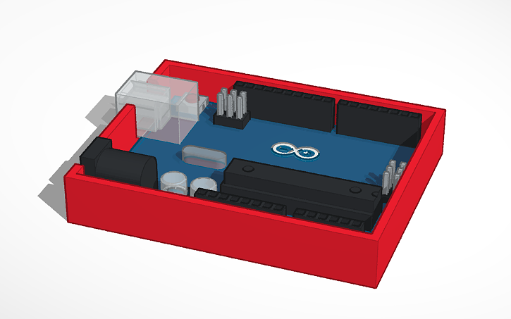 3d Design Arduino Case Kacper Tinkercad