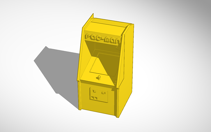 3D design Pac-Man Arcade Machine | Tinkercad