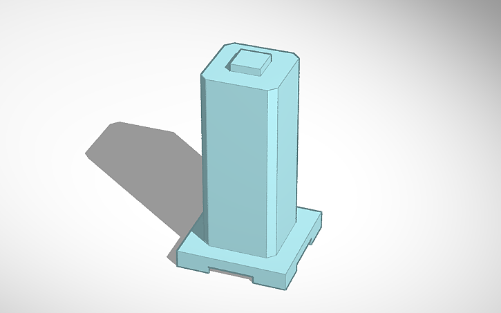 3D design Platform with Column 2 | Tinkercad