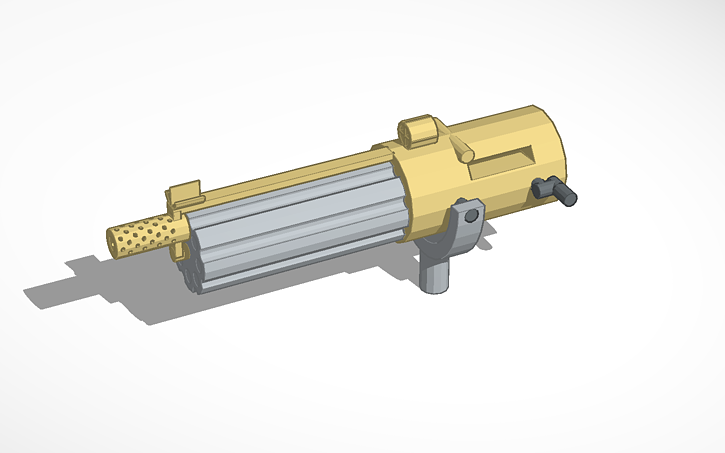 3D design Minigun | Tinkercad