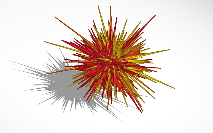 3D design explosion - Tinkercad