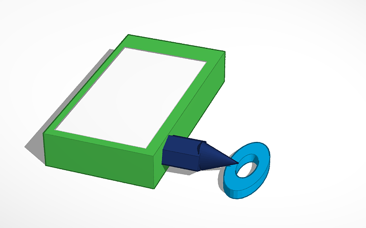 3D design Wood and glass - Tinkercad