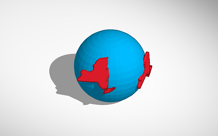 3D design earth - Tinkercad